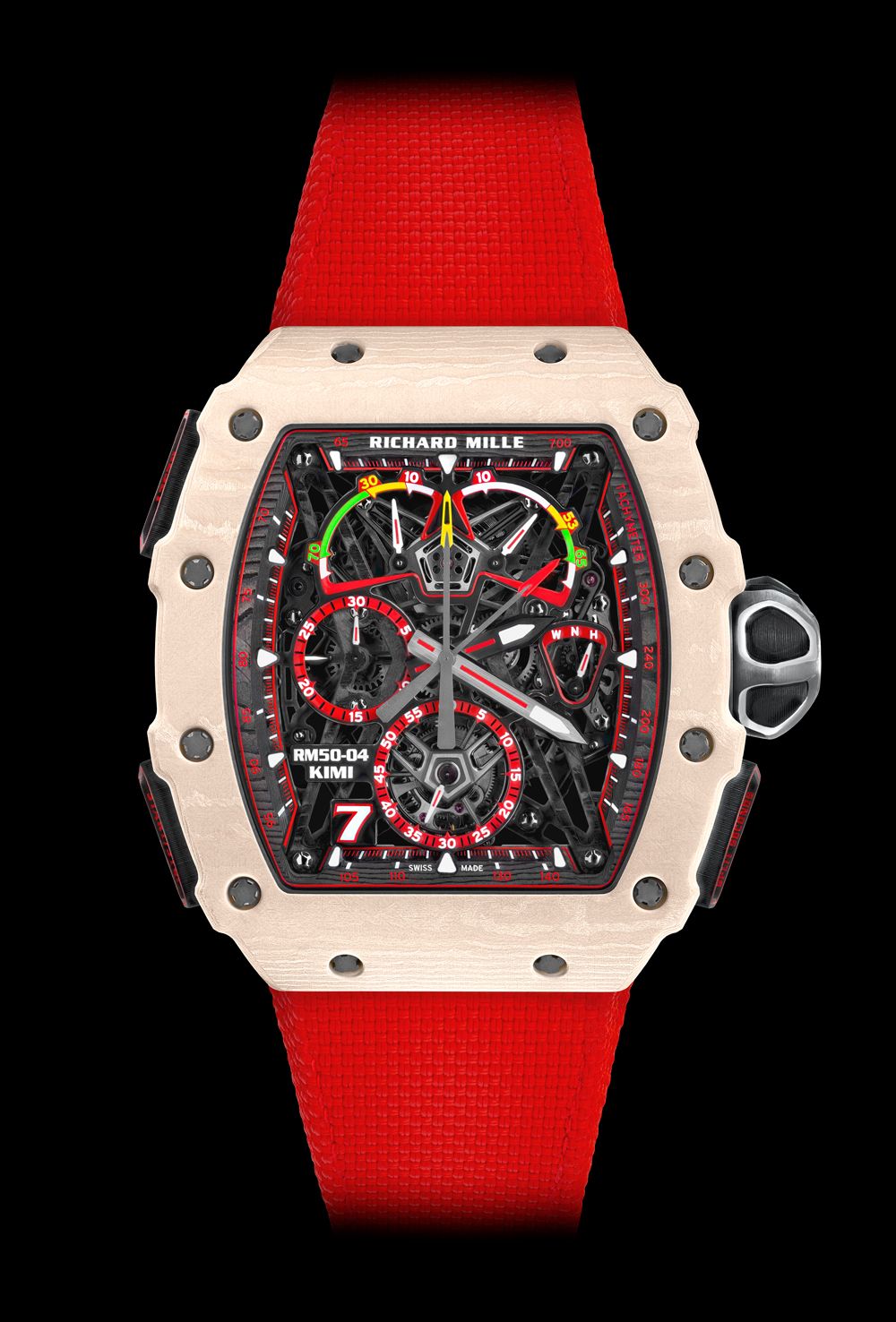 Richard Mille Lifestyle RM 50 Black/Red Dial, Grade-5 Titanium and ...