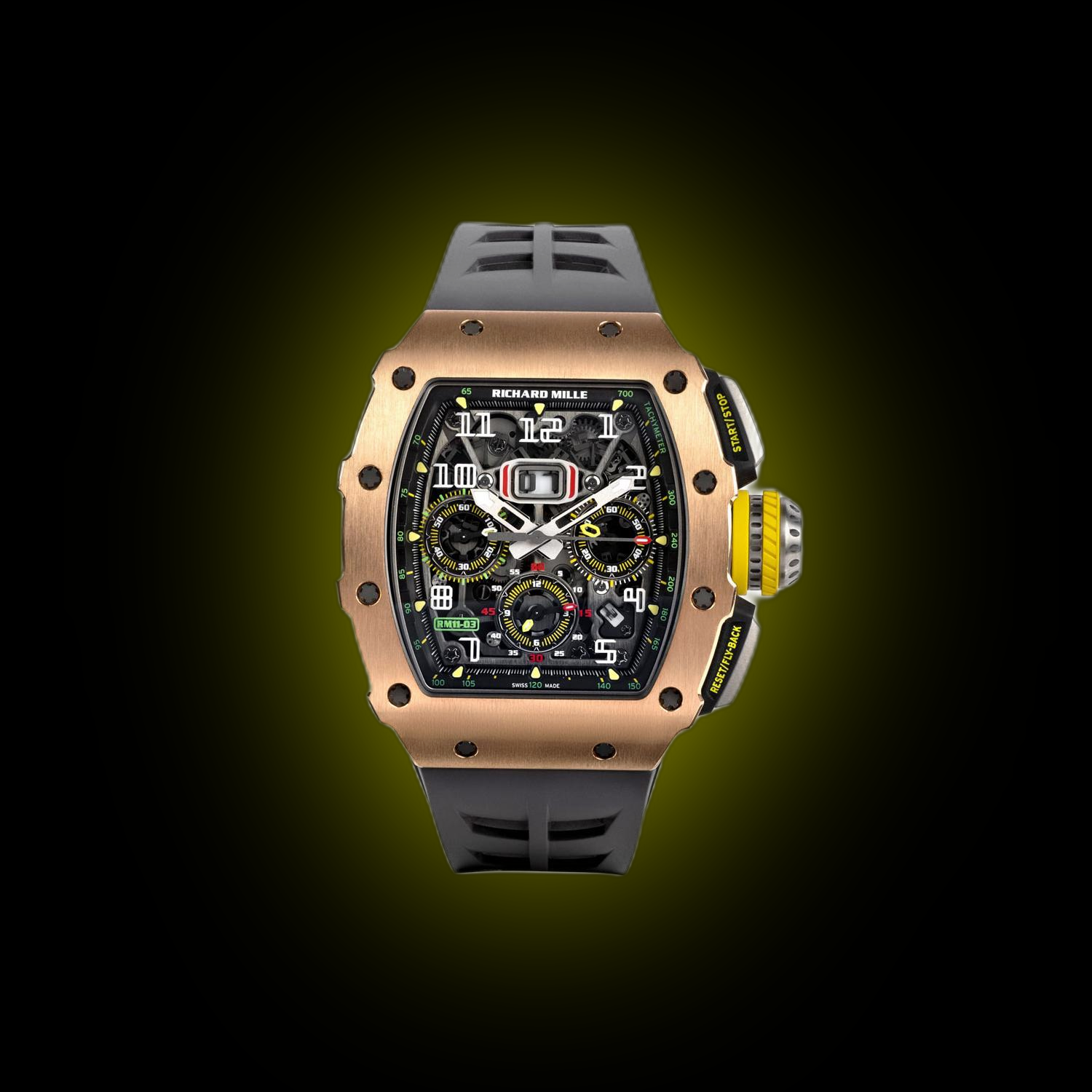 Richard Mille Auto & Aviation RM 11-03 Transparent Dial, Carbon Fiber ...