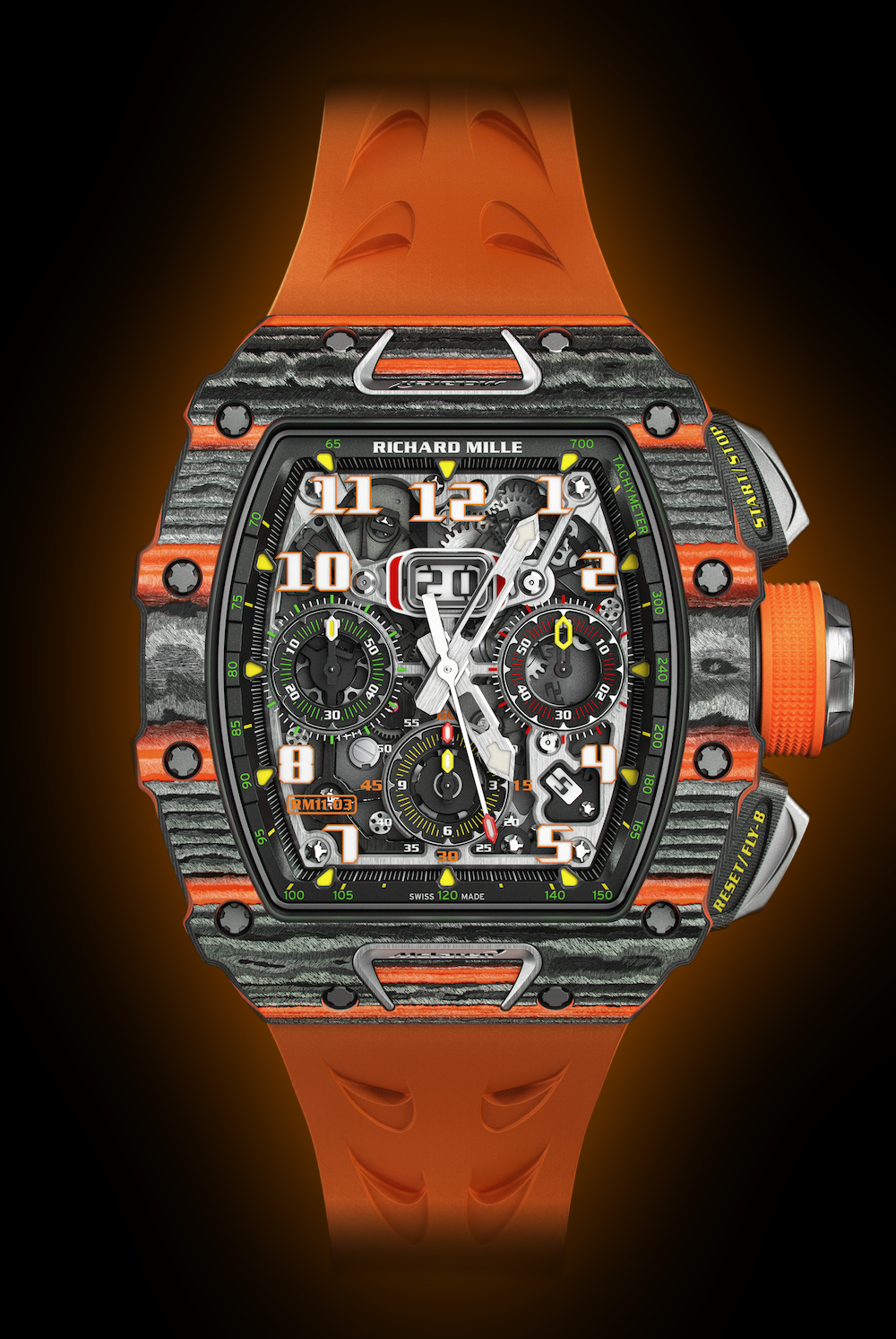 Richard Mille Auto & Aviation RM 11-03 Transparent Dial, 30.25 mm ...
