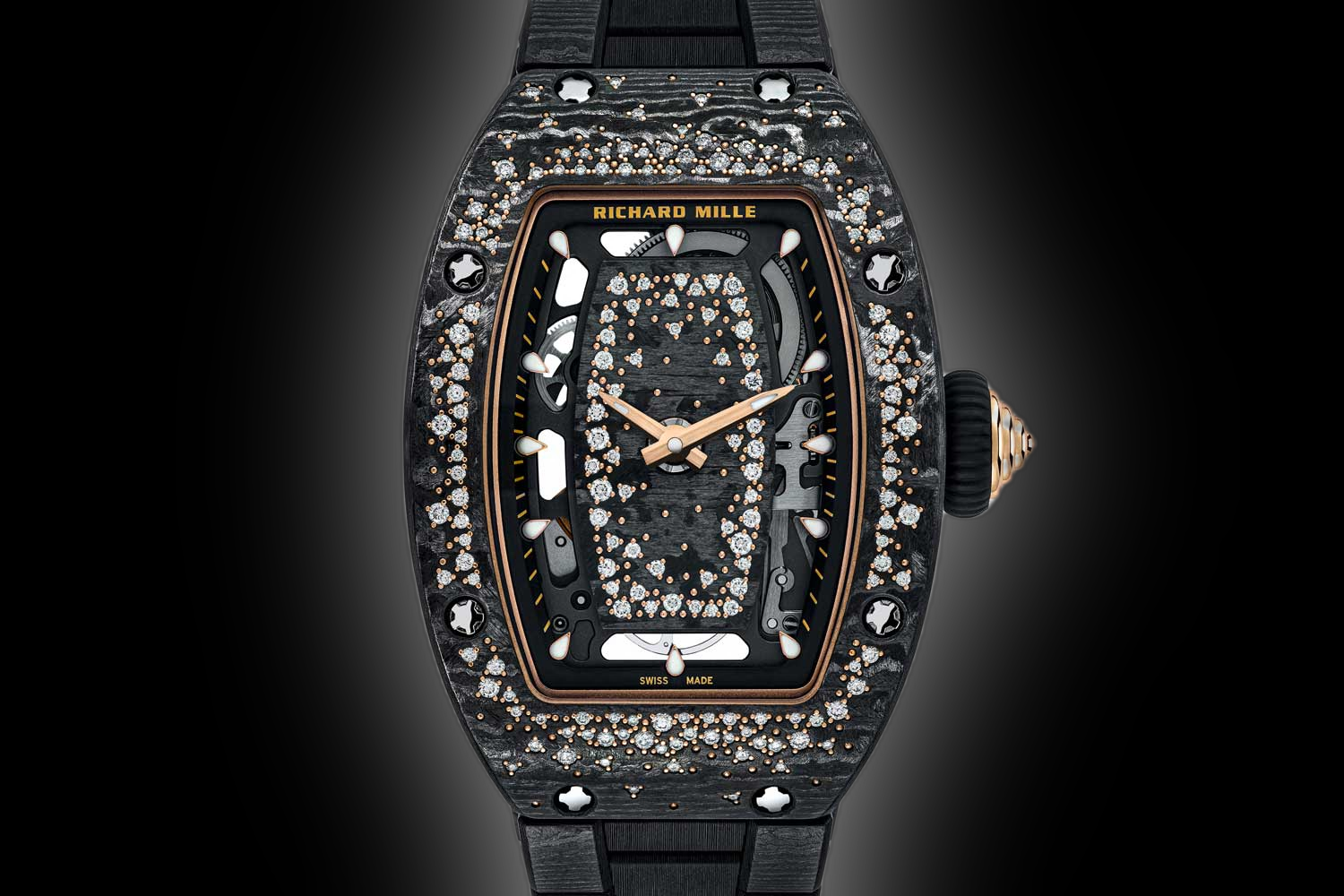 Richard Mille Lifestyle RM 07-01 Black Dial, Carbon Tpt, Starry Night ...