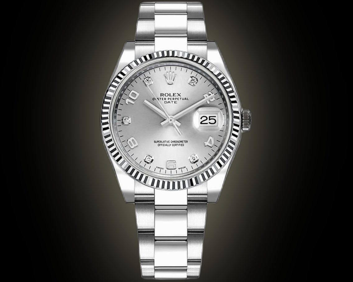 Rolex Datejust 34 115234 Silver Dial, White Gold, Oyster Perpetual ...