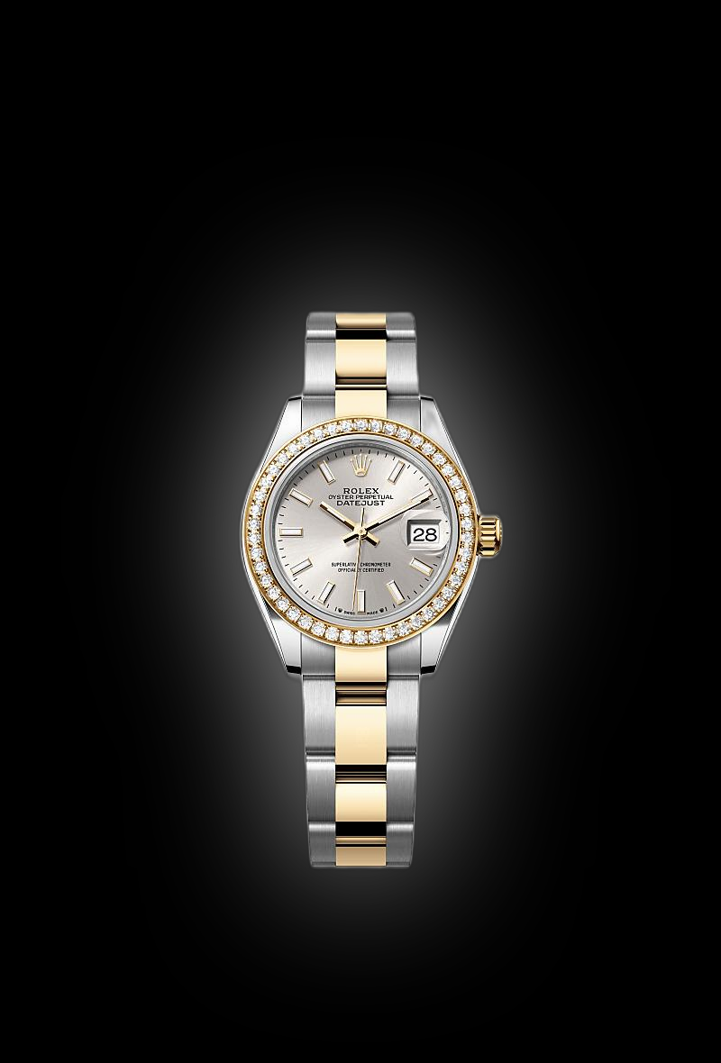 Rolex Lady-Datejust 28 279383 Silver Dial, Yellow Rolesor, 28.0 mm ...