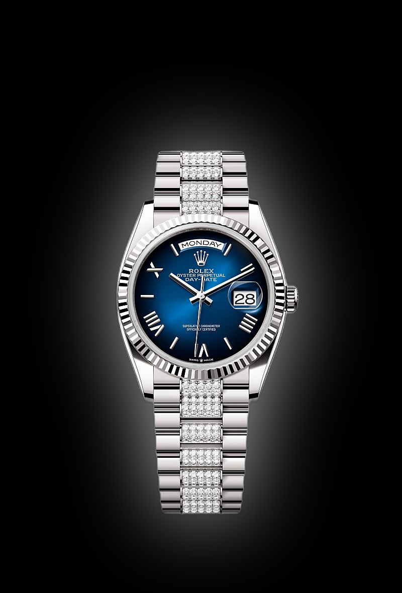 Rolex Day-Date White Gold 128239-0064 | Coveted