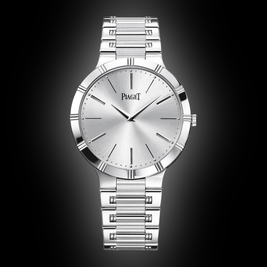 Piaget Dancer 31035 Silver Dial, 18k White Gold, 38.0 mm, Men's Watch