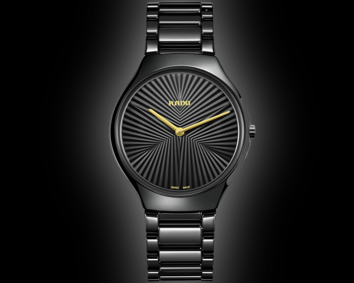 Rado TRUE Round 2711 Black Dial, High-Tech Ceramic, 40.0 mm, Thinline X ...