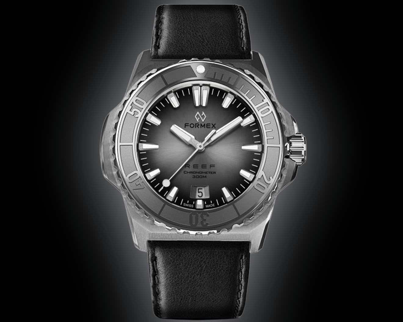 Formex Reef 2201 Silver Dial, Stainless Steel, 39.5 mm, Automatic