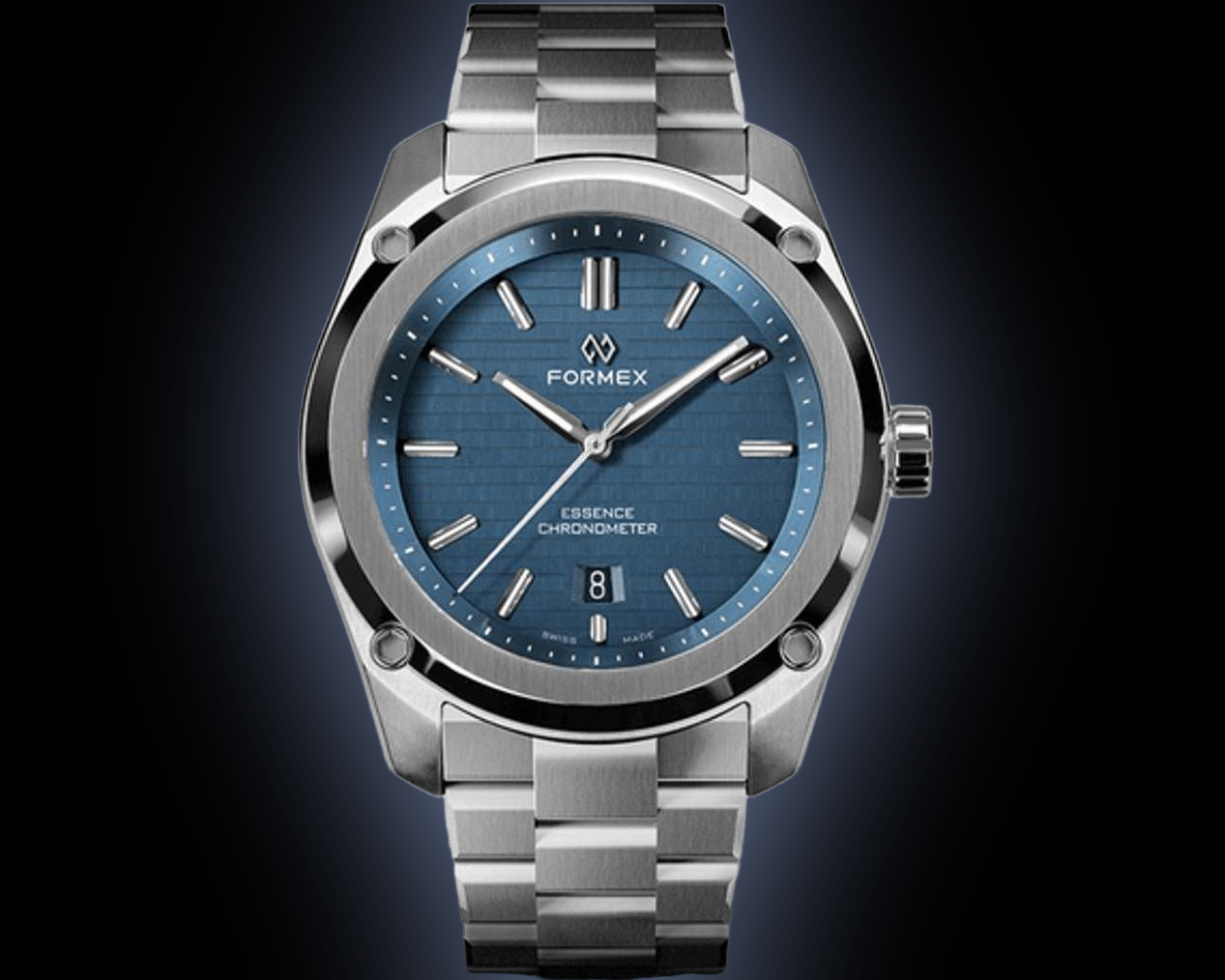 Formex Essence 0333 Blue Dial, Stainless Steel, 39.0 mm, Automatic ...