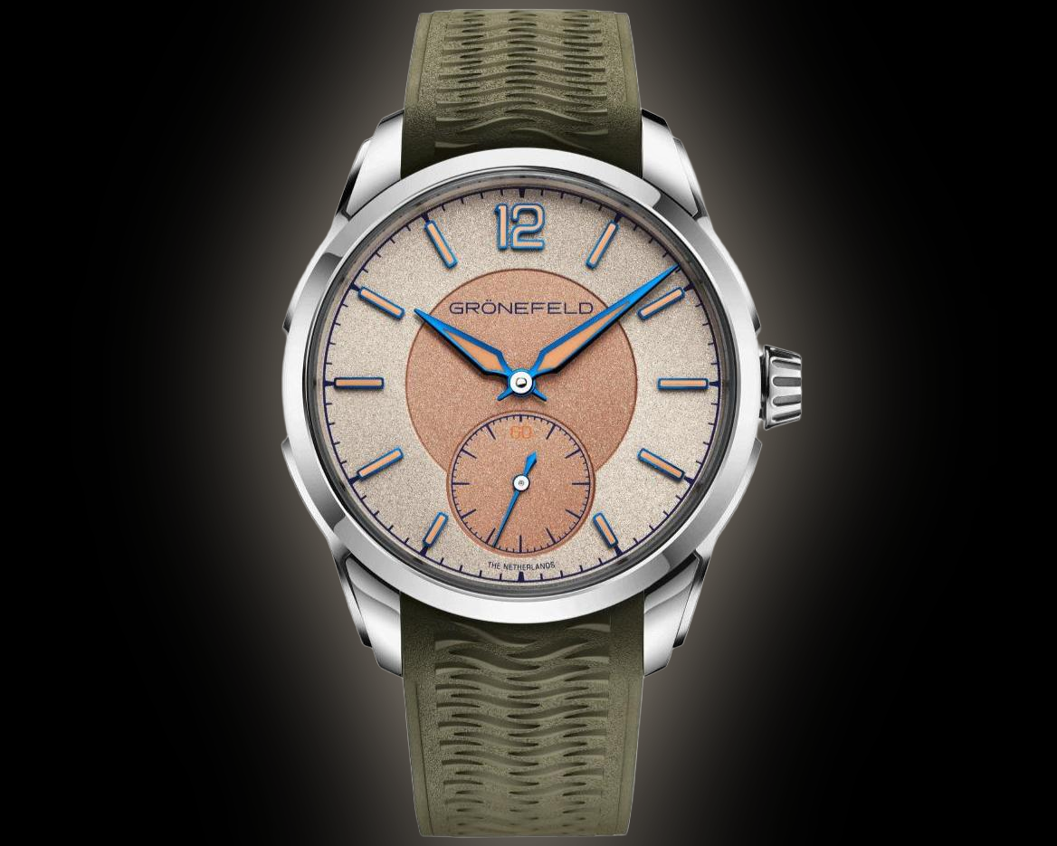 Gronefeld 1969 DeltaWorks Rubber Clad Stainless Steel Case, 44.5 mm ...