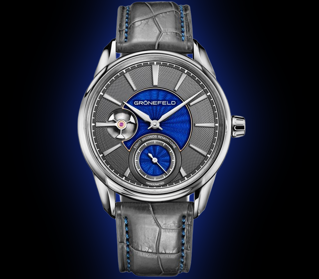 Gronefeld Bespoke Watches Enamel Stainless Steel Case, 39.5 mm ...