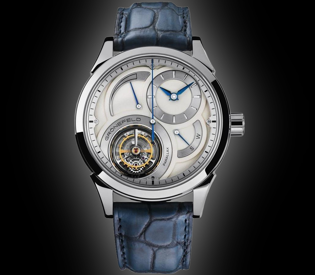 Gronefeld Parallax Tourbillon 1912 Stainless Steel Case, 43 mm, Manual ...