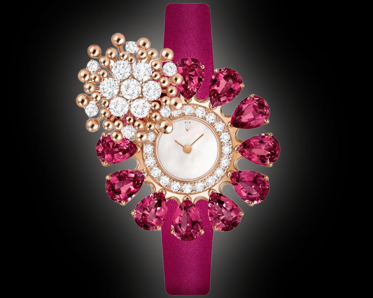 Van Cleef & Arpels High Jewelry Watches Fleurs D'Hawai Secret White ...