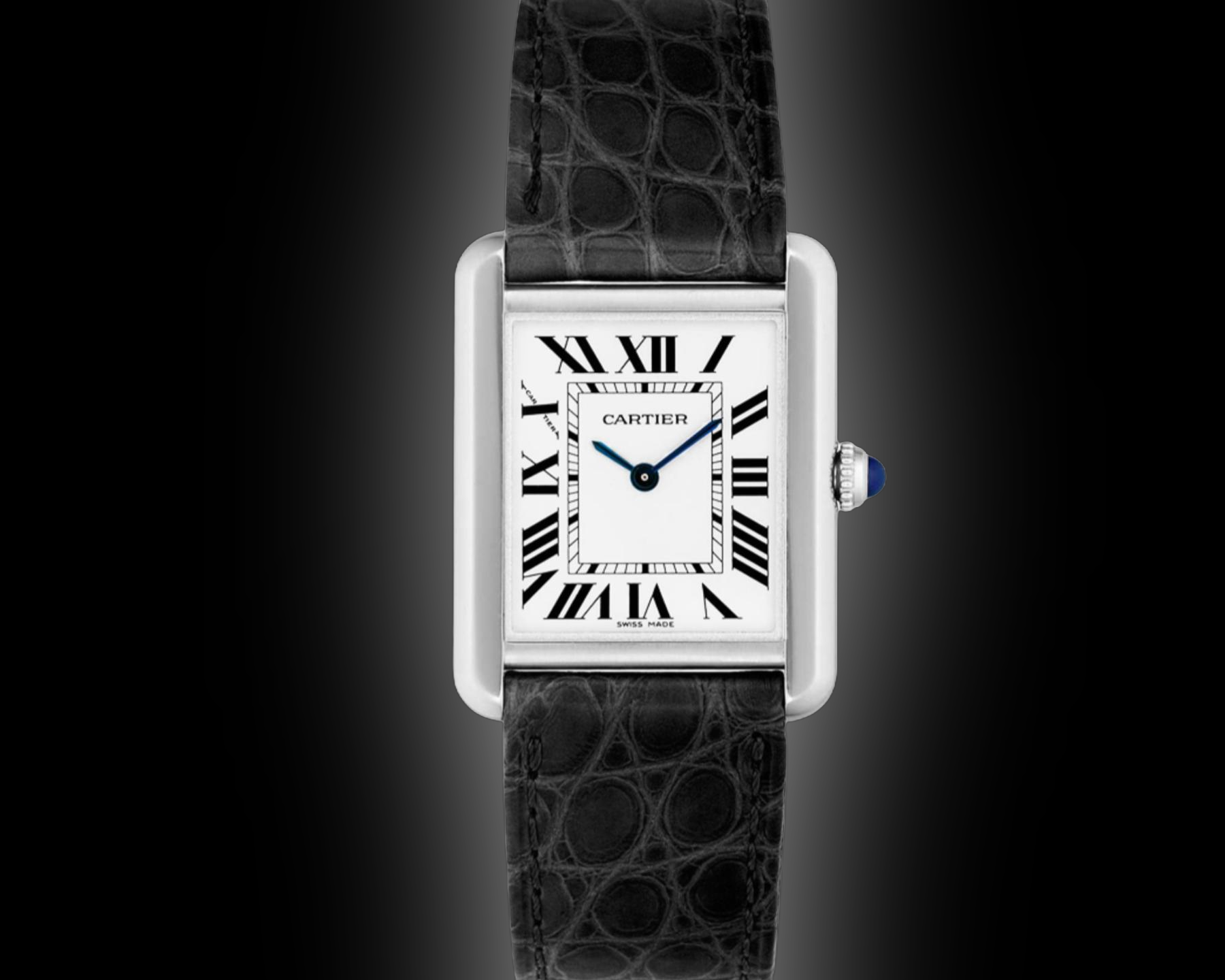 Cartier Tank Solo Steel Small Ladies Watch W520 | Coveted