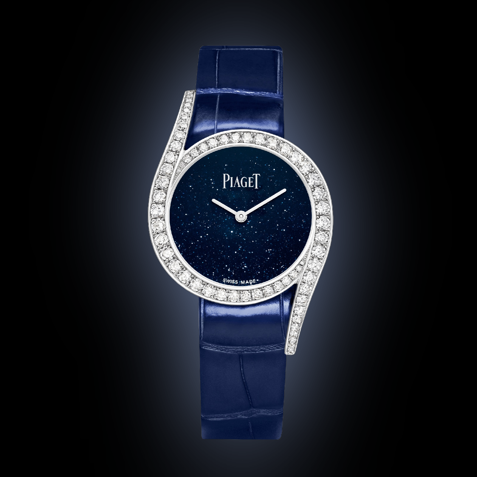 Piaget Limelight 45152 Blue Dial, Gold, Gala, Aventurine glass