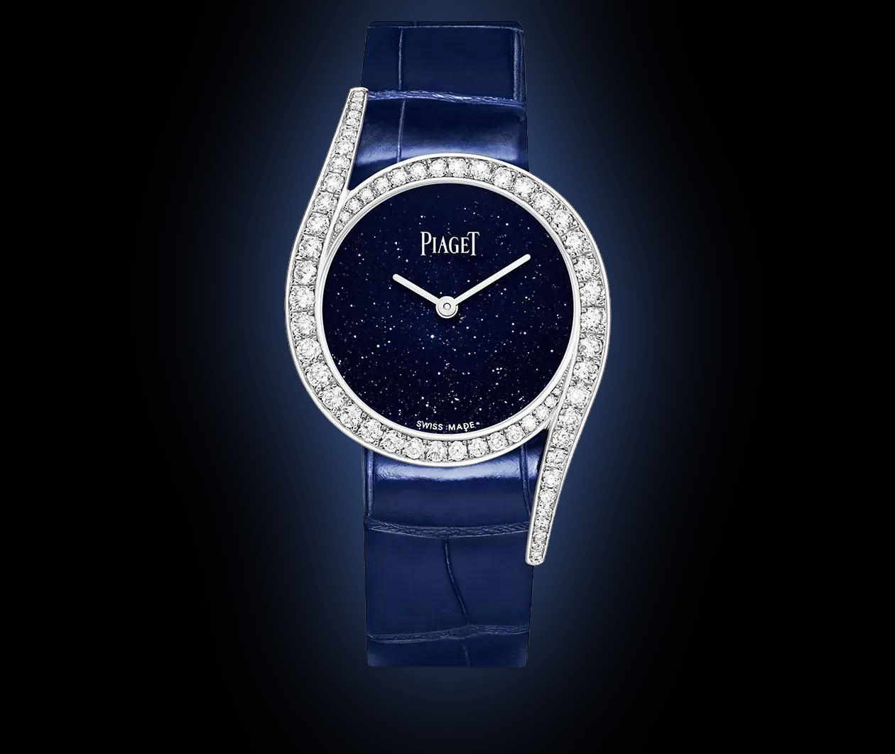 Piaget Limelight 45162 Blue Dial, Crystallin, Gala, Aventurine glass