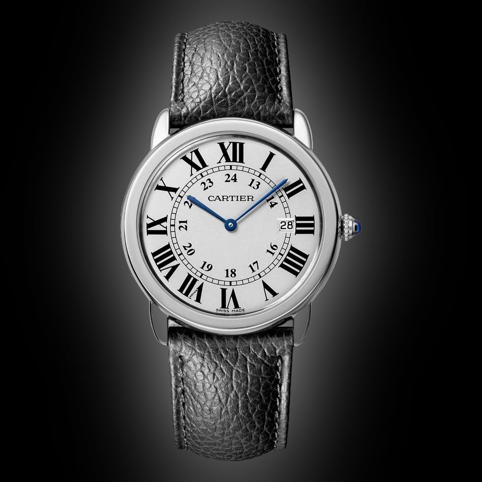 Cartier Ronde Solo WSRN Silver Dial, Stainless Steel, 36.0 mm, Ladies Watch