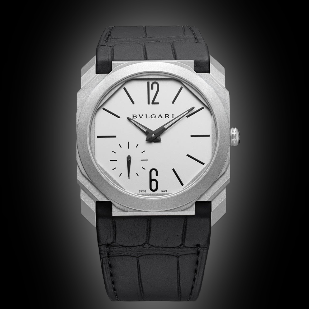 Bulgari Octo Finissimo Automatic Stainless Steel Grey Alligator 103035