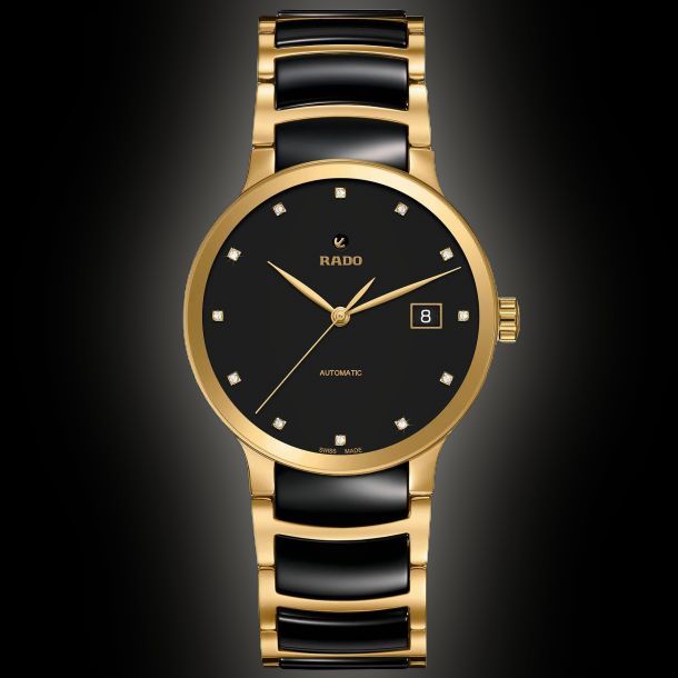 Rado Centrix 3007 Black Dial, Stainless Steel, Automatic, Unisex Watch
