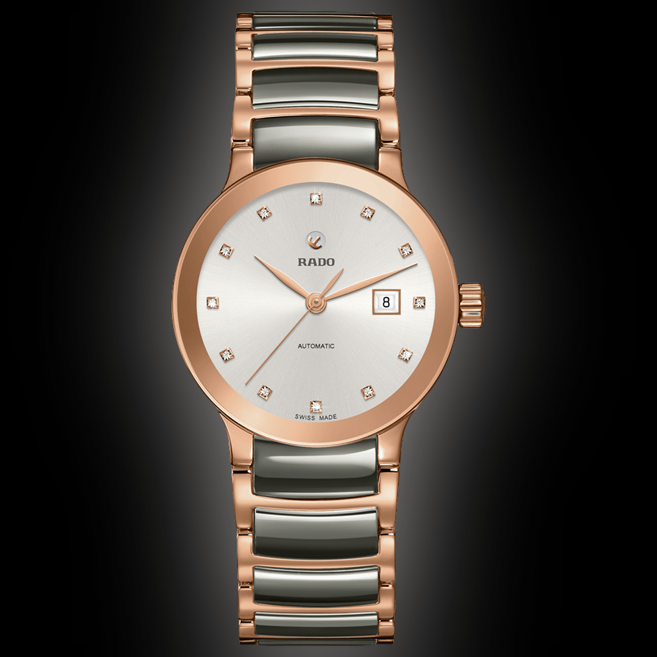Rado Centrix 3018 Silver Dial, Stainless Steel, Diamonds, Automatic