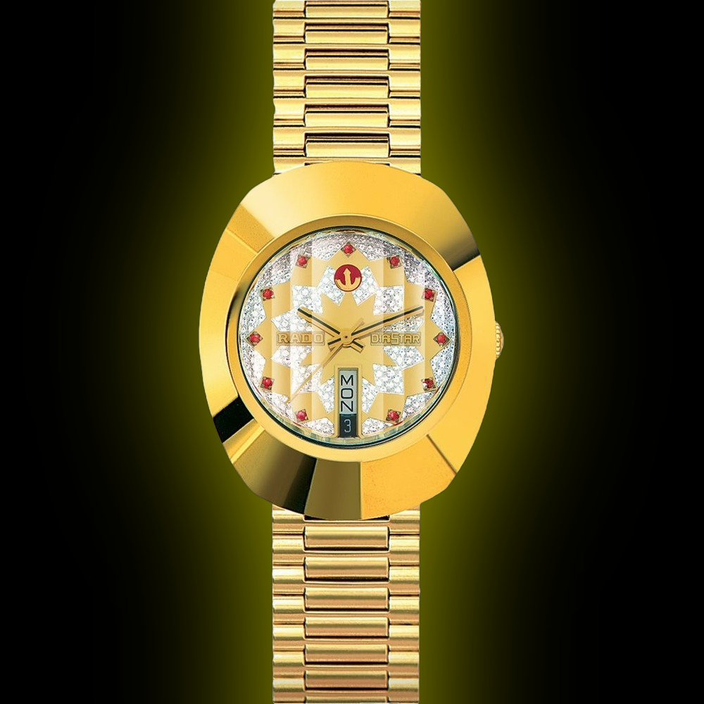 Rado Original 1241 Other Dial, Cvd-Coated Hardmetal, Automatic, Gold-Tone