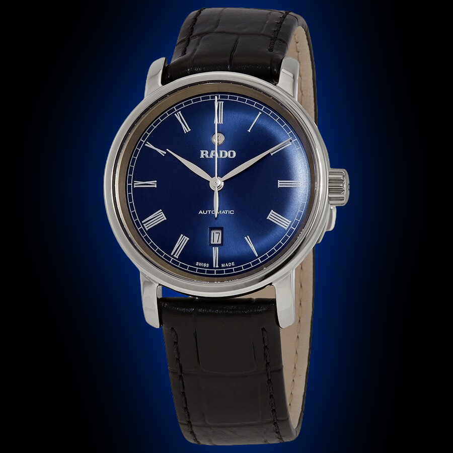 Rado DiaMaster 1402 Blue Dial, Plasma Ceramic, 33.0 mm, Automatic ...
