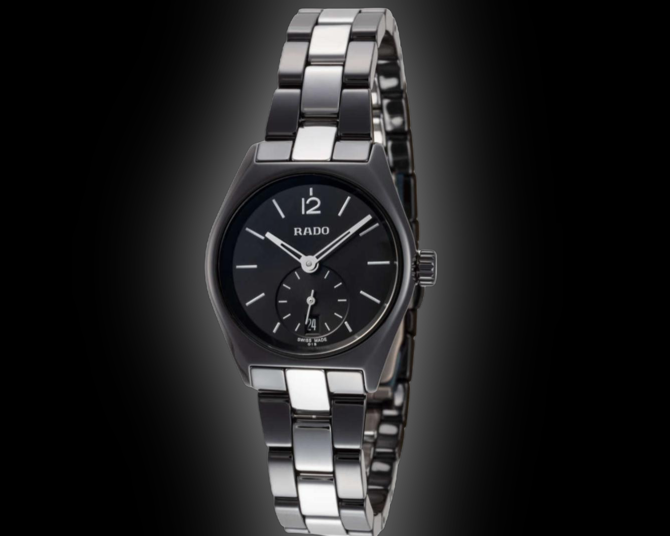 Rado TRUE 2708 Black Dial, 26.0 mm, Specchio, Ladies Watch