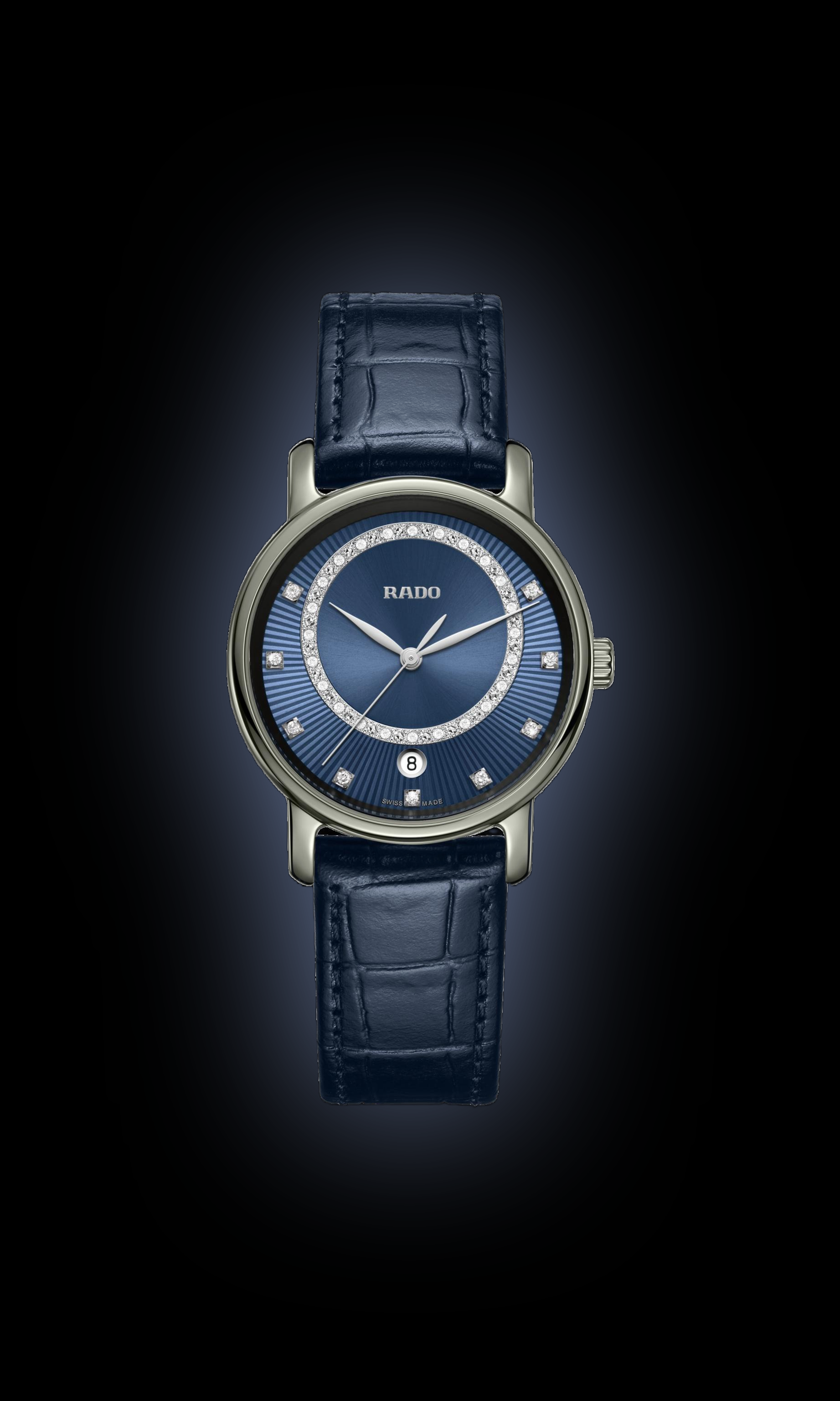 Rado DiaMaster 1406 Blue Dial, Plasma High-Tech Ceramic, Titanium, 33.0 ...