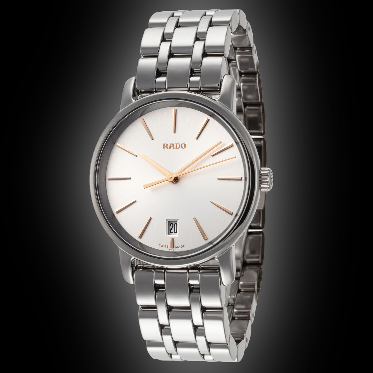 Rado DiaMaster 1406 Silver Dial, Ceramic, 33.0 mm, Analog
