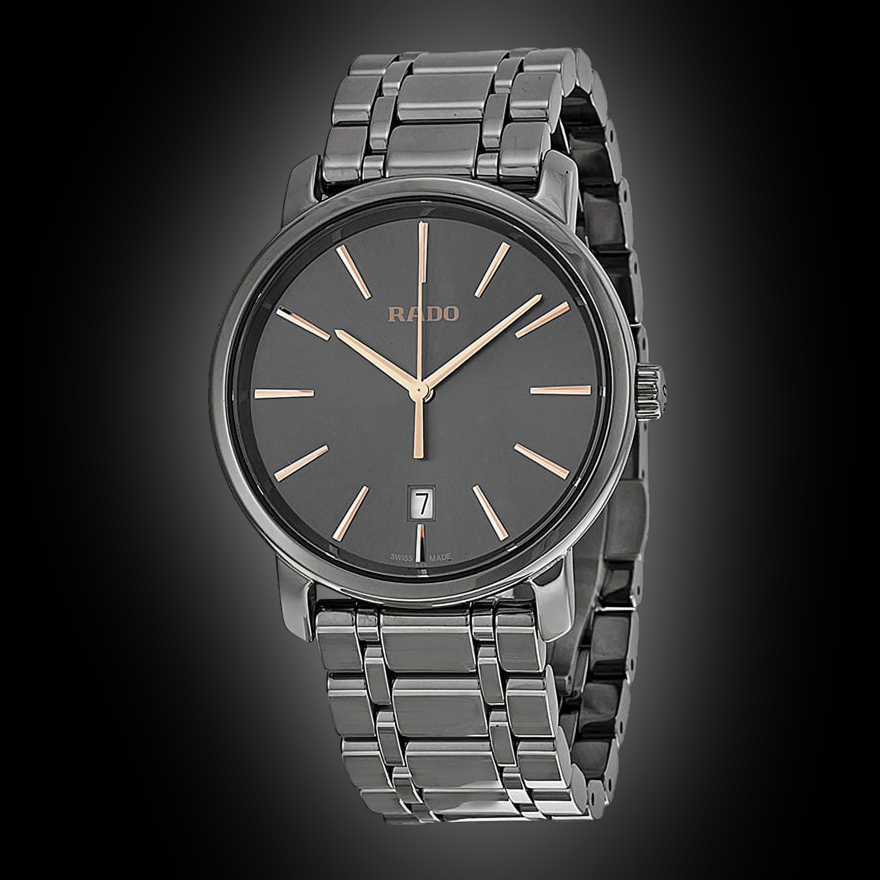 Rado DiaMaster 1407 Dark Grey Dial, Plasma High-Tech Ceramic, 40.0 mm ...