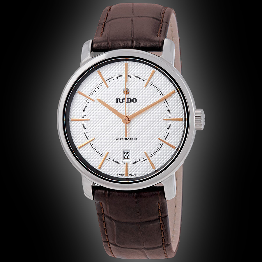 Rado DiaMaster 1407 White Dial, Silver-Tone Hi-Tech Ceramic, 47.0 mm ...