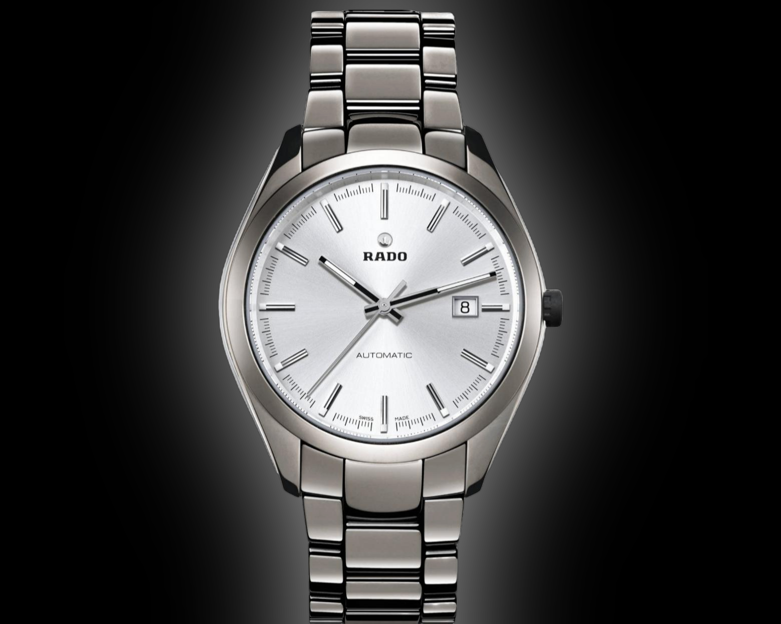 Rado HyperChrome 3227 Silver Dial, Ceramic, XL, Automatic Men's Watch