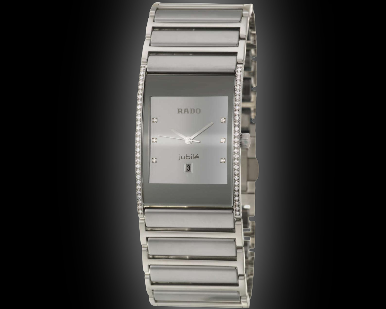 Rado Integral 2073 Diamond Silver Dial, Stainless Steel, Rado Calibre ...