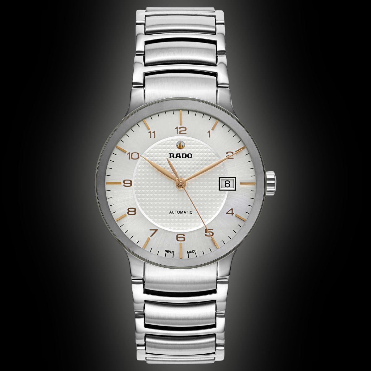 Rado Centrix 3093 Silver Dial, Stainless Steel, 38.0 mm, Automatic L ...
