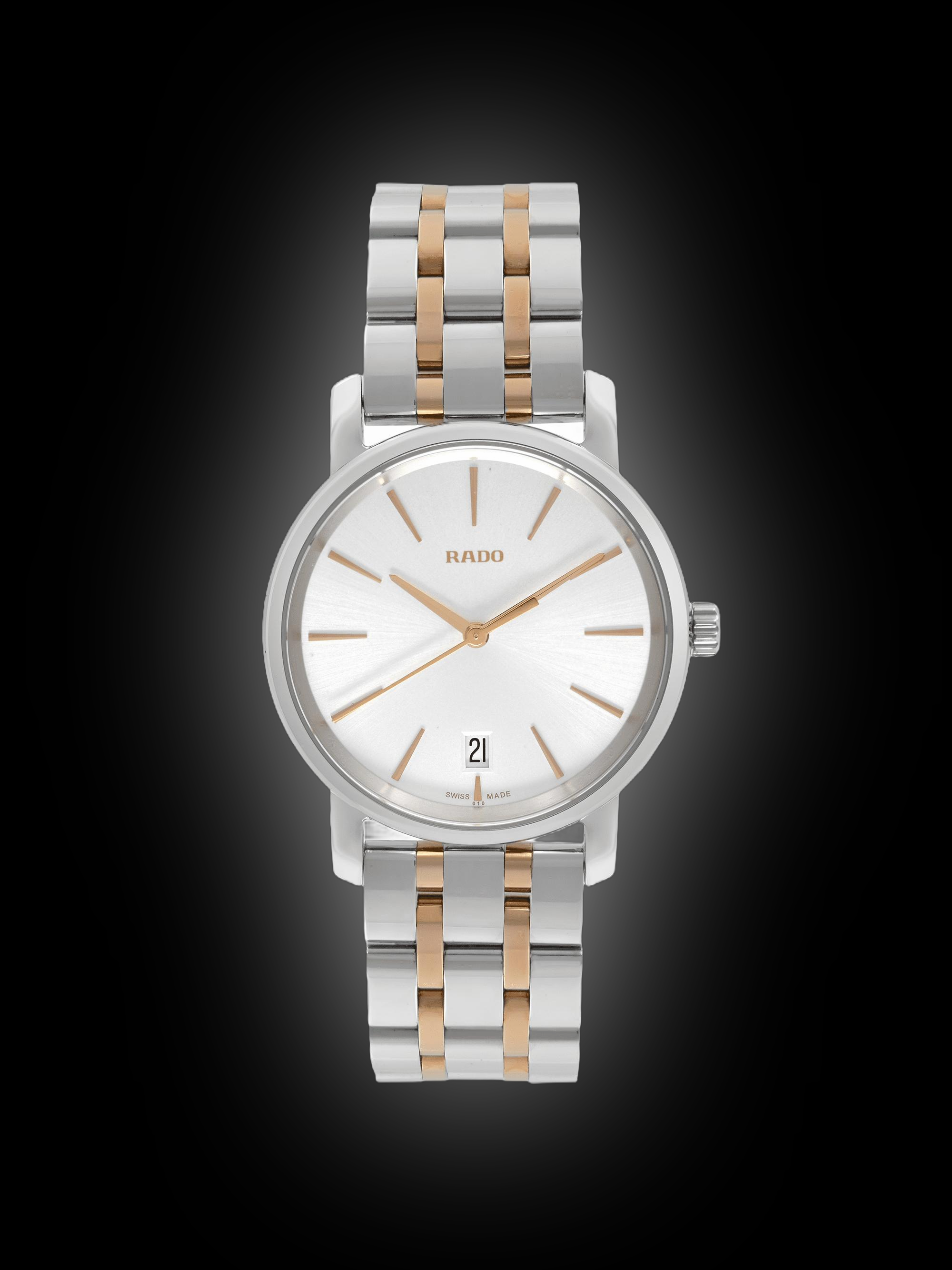 Rado DiaMaster 1408 Silver Dial, Stainless Steel, 33.0 mm, Ladies Watch