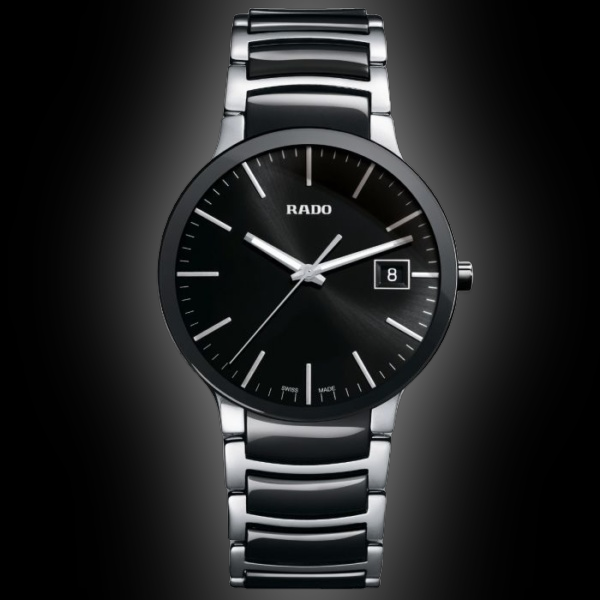 Rado Centrix 3093 Black Dial, Stainless Steel, Ceramic, Men's Watch