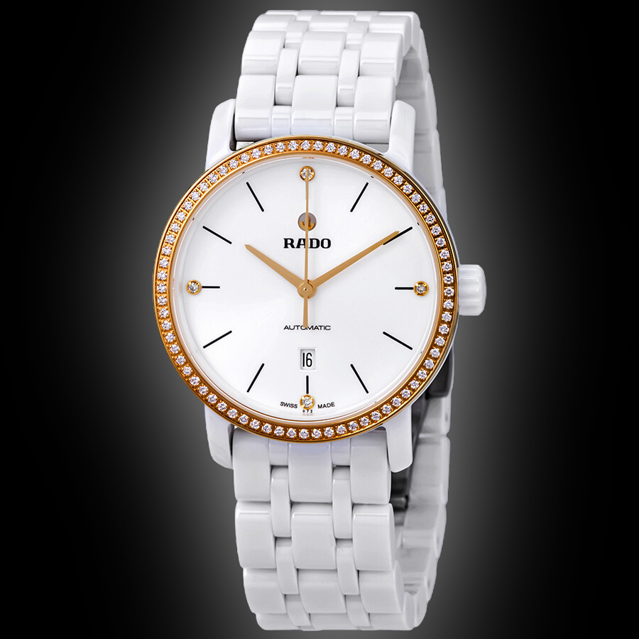 Rado Diamaster Automatic Diamond White Dial Ladies Watch 1409