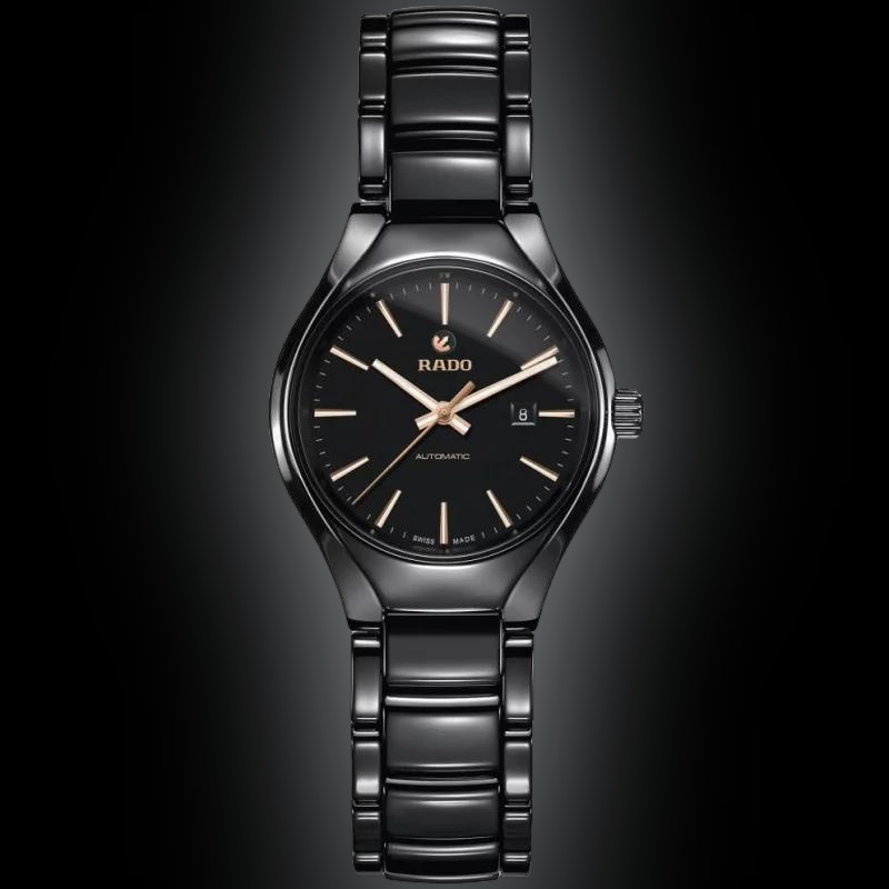Rado TRUE Round 2724 Black Dial, High-Tech Ceramic, Titanium, 30.0 mm