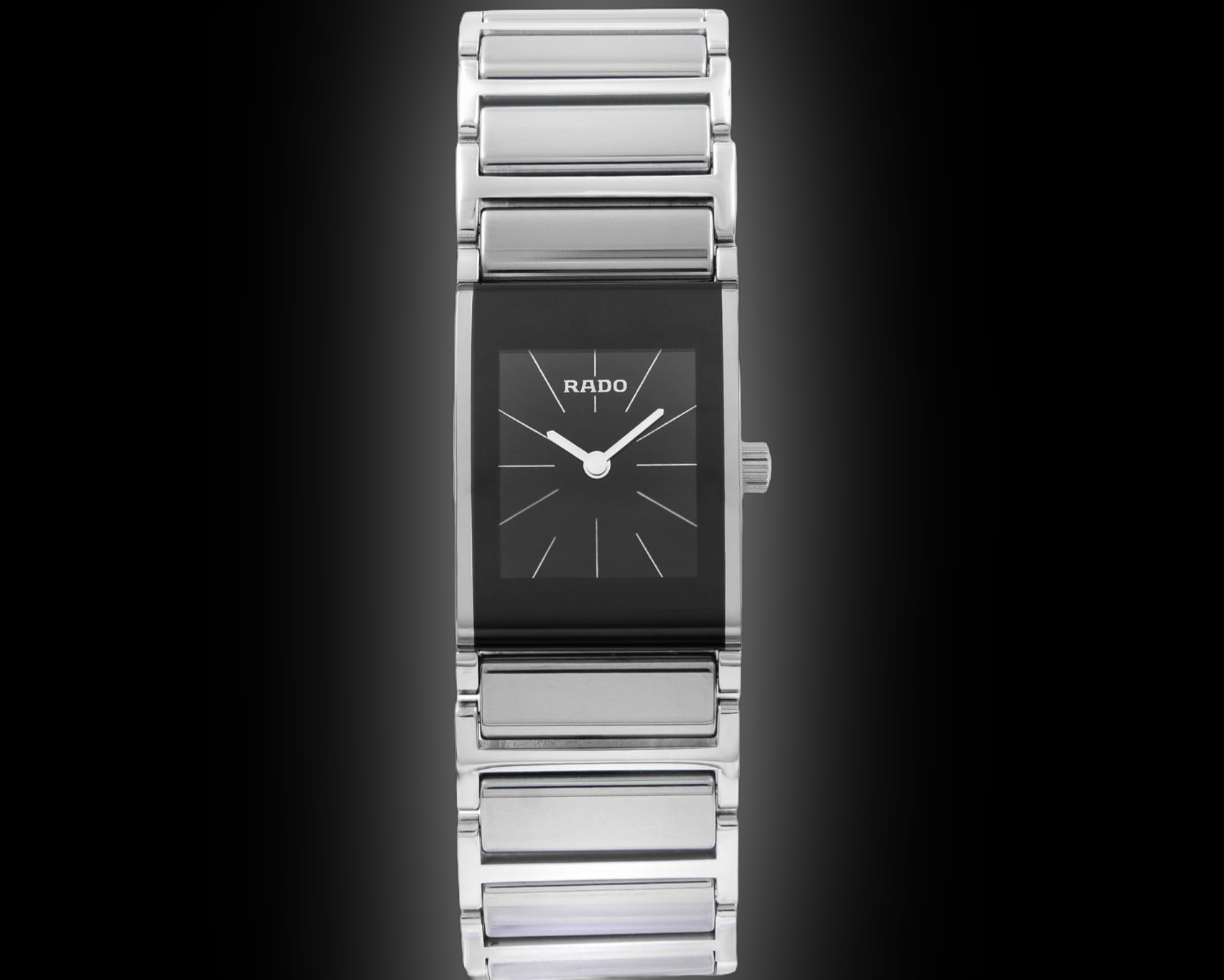 Rado Integral 2078 Black Dial, Stainless Steel, Quartz, Ladies Watch