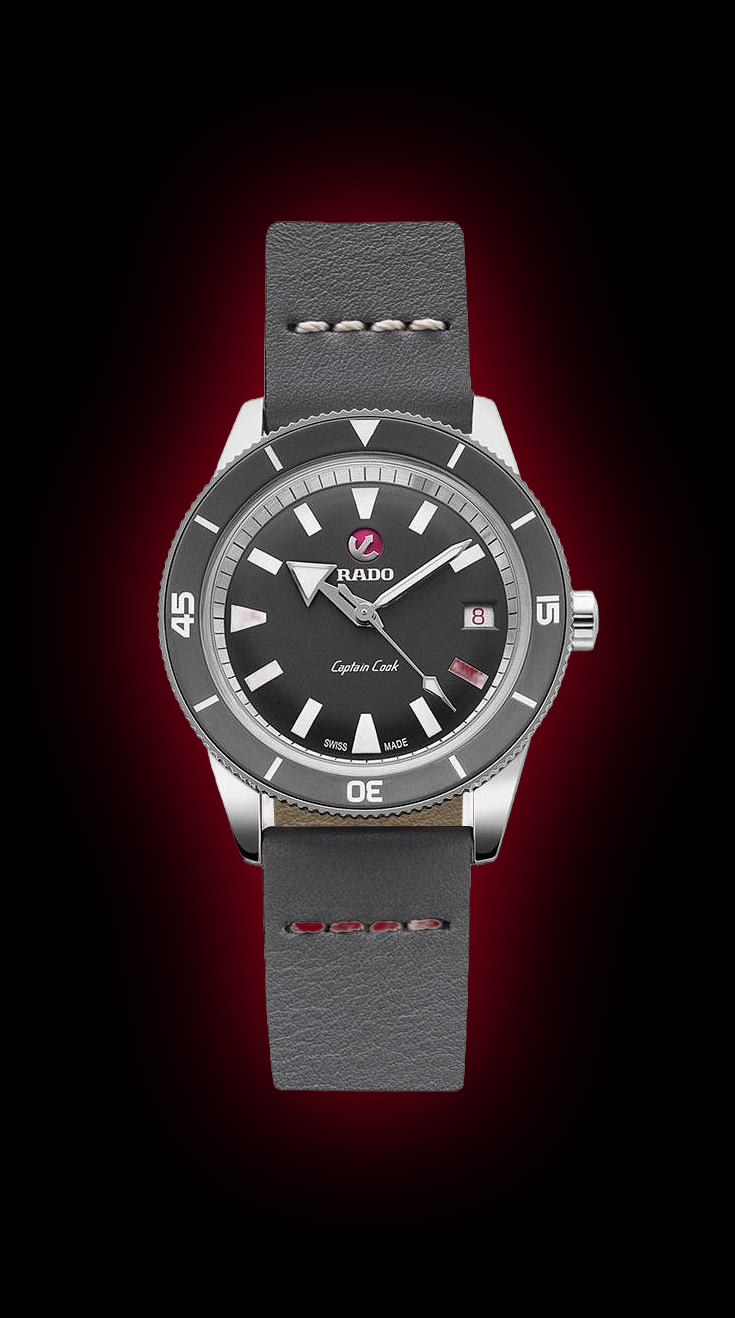 Rado Captain Cook 3250 Grey Dial, Ceramic, 37.3 mm, The Rake & Revolution