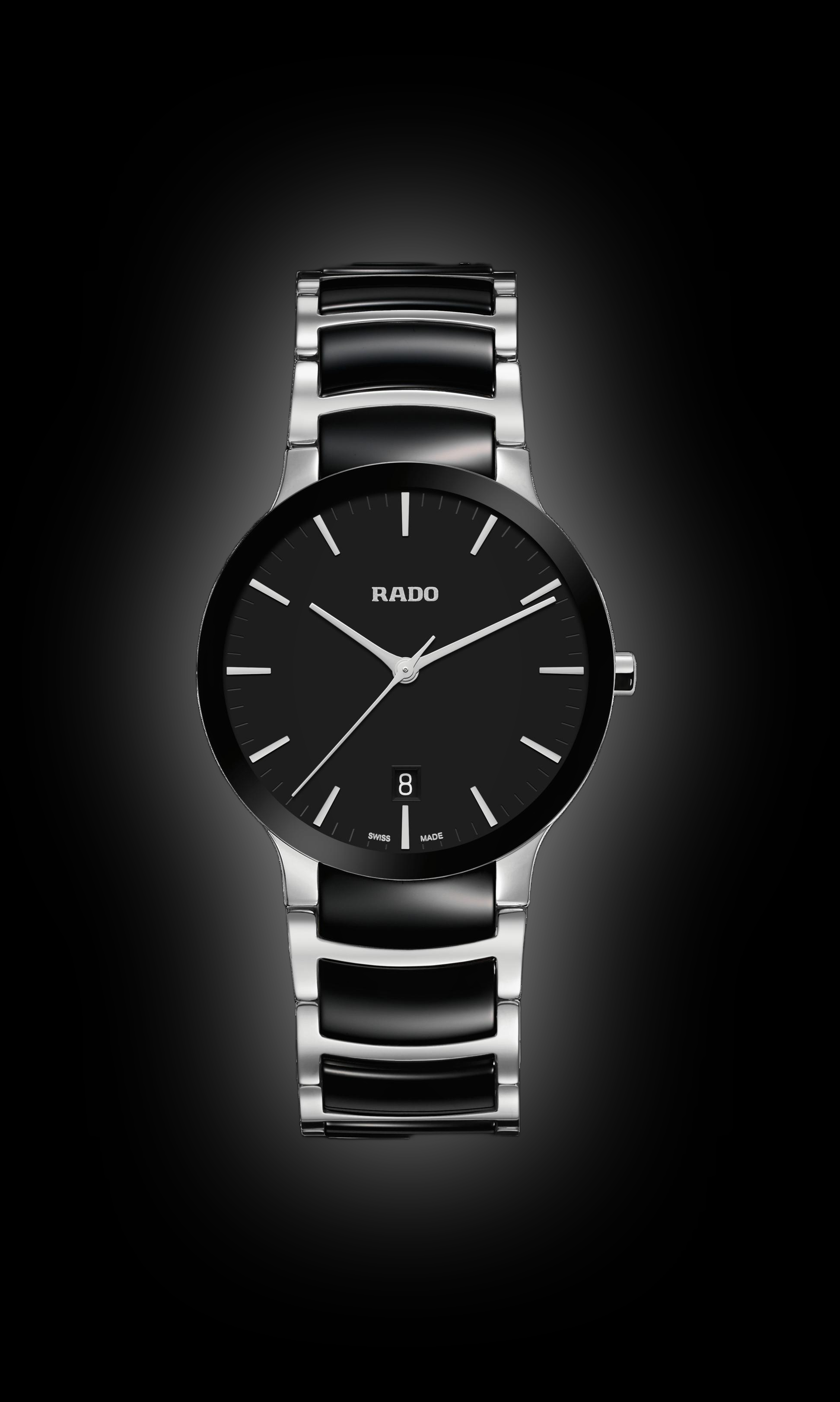 Rado Centrix Quartz Black Dial Ladies Watch 3093 | Coveted