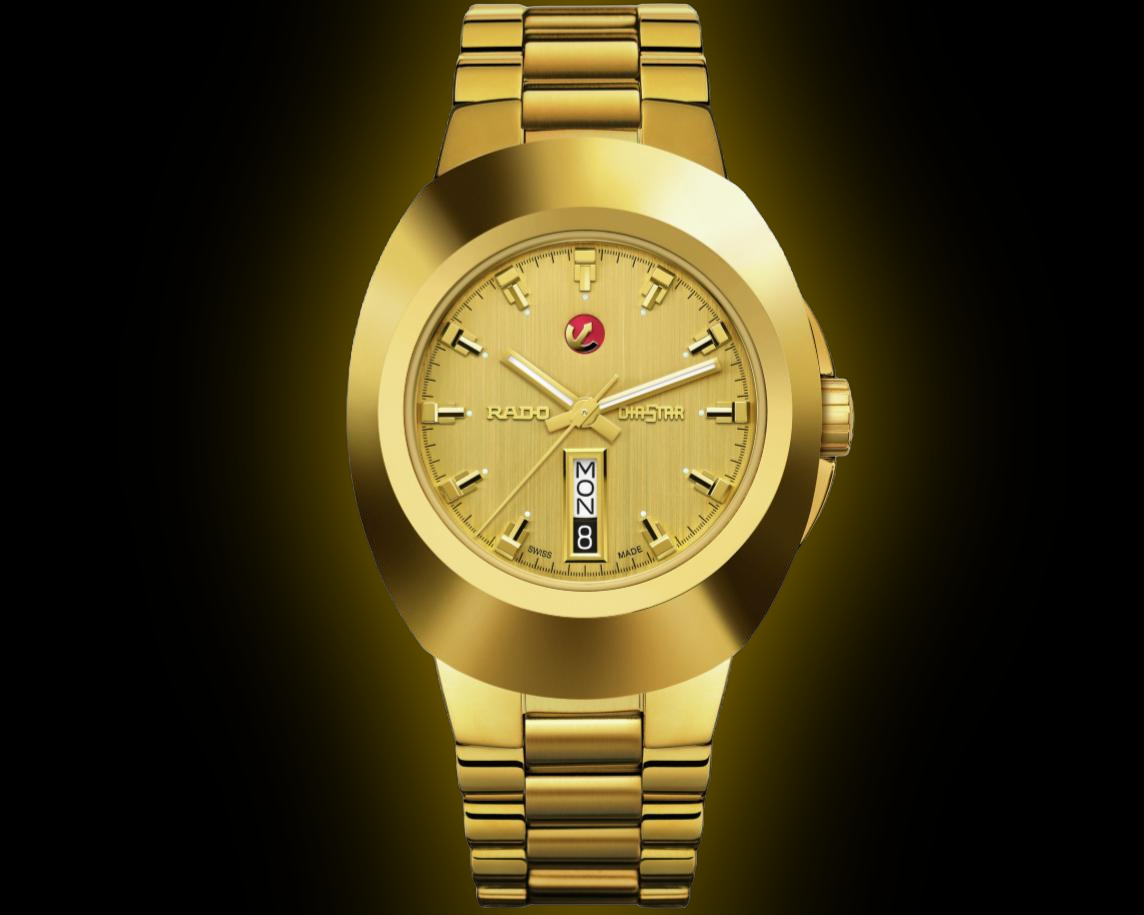 Rado Original 1299 Gold Dial, Stainless Steel, 38.0 mm, Automatic Men's ...