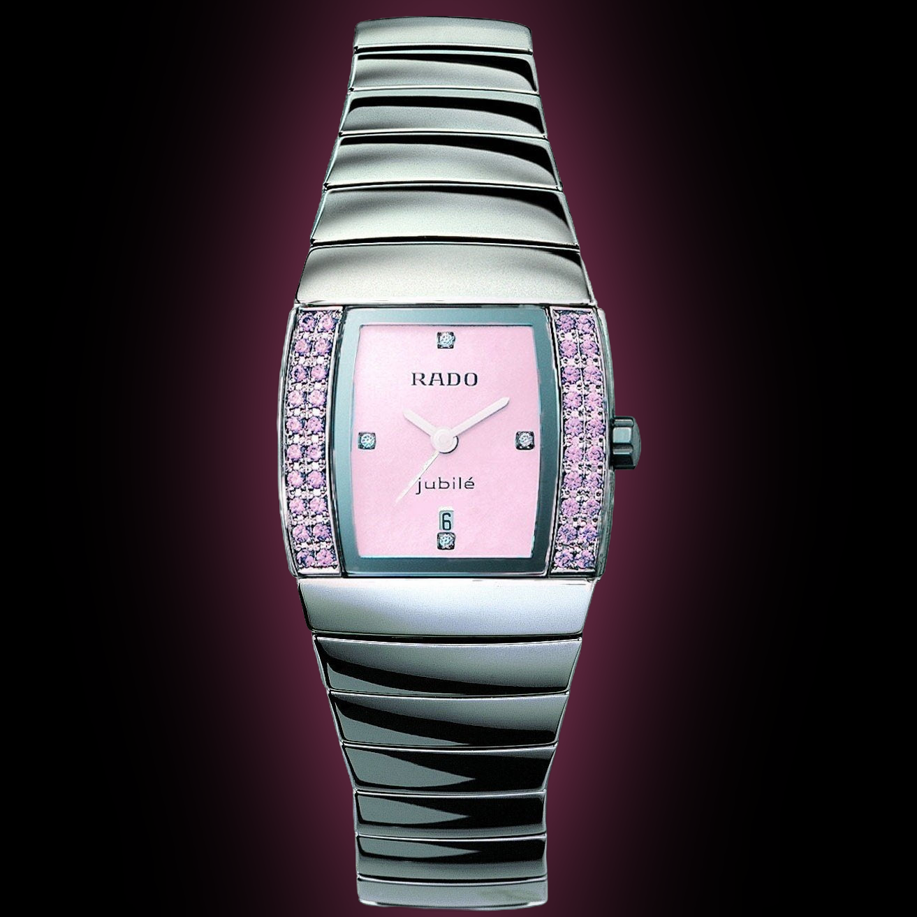 Rado Sintra R13581922 Pink Mother of Pearl Dial, Stainless Steel ...