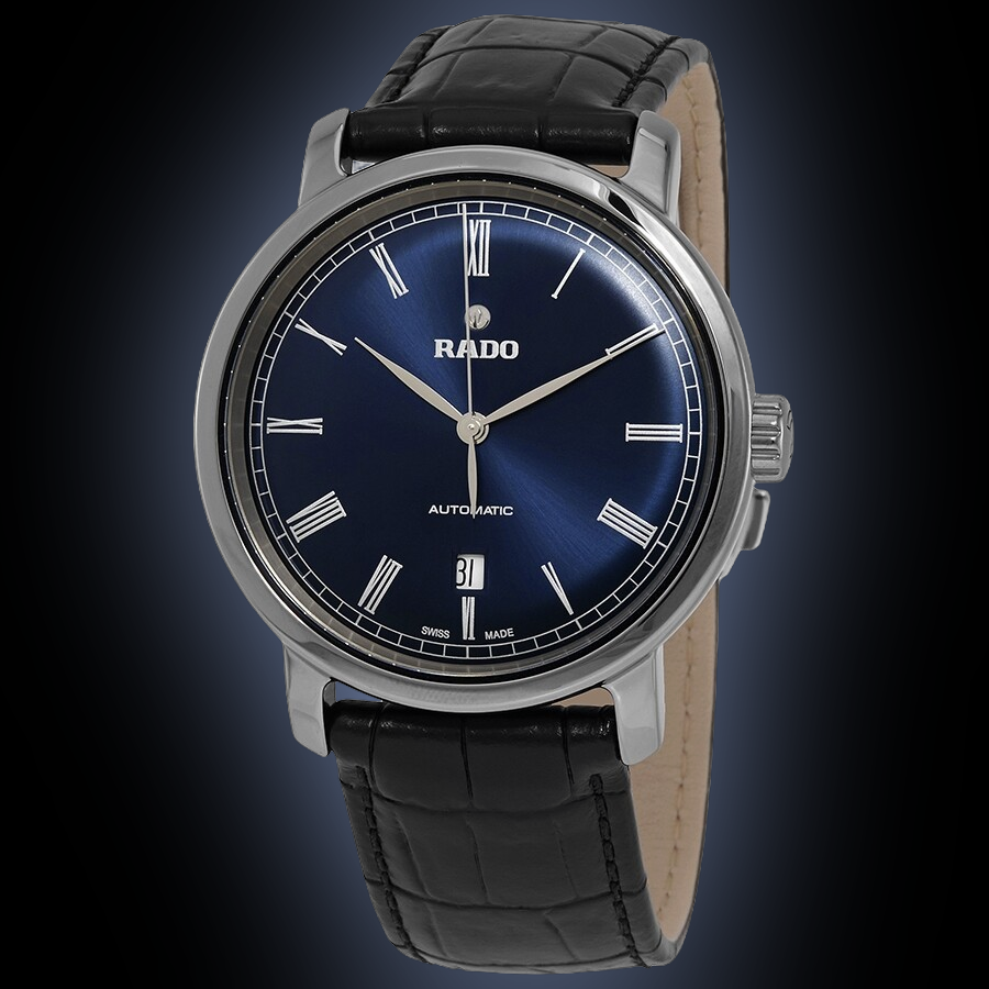 Rado DiaMaster 1480 Blue Dial, Plasma Ceramic, 41.0 mm, Automatic Men's ...
