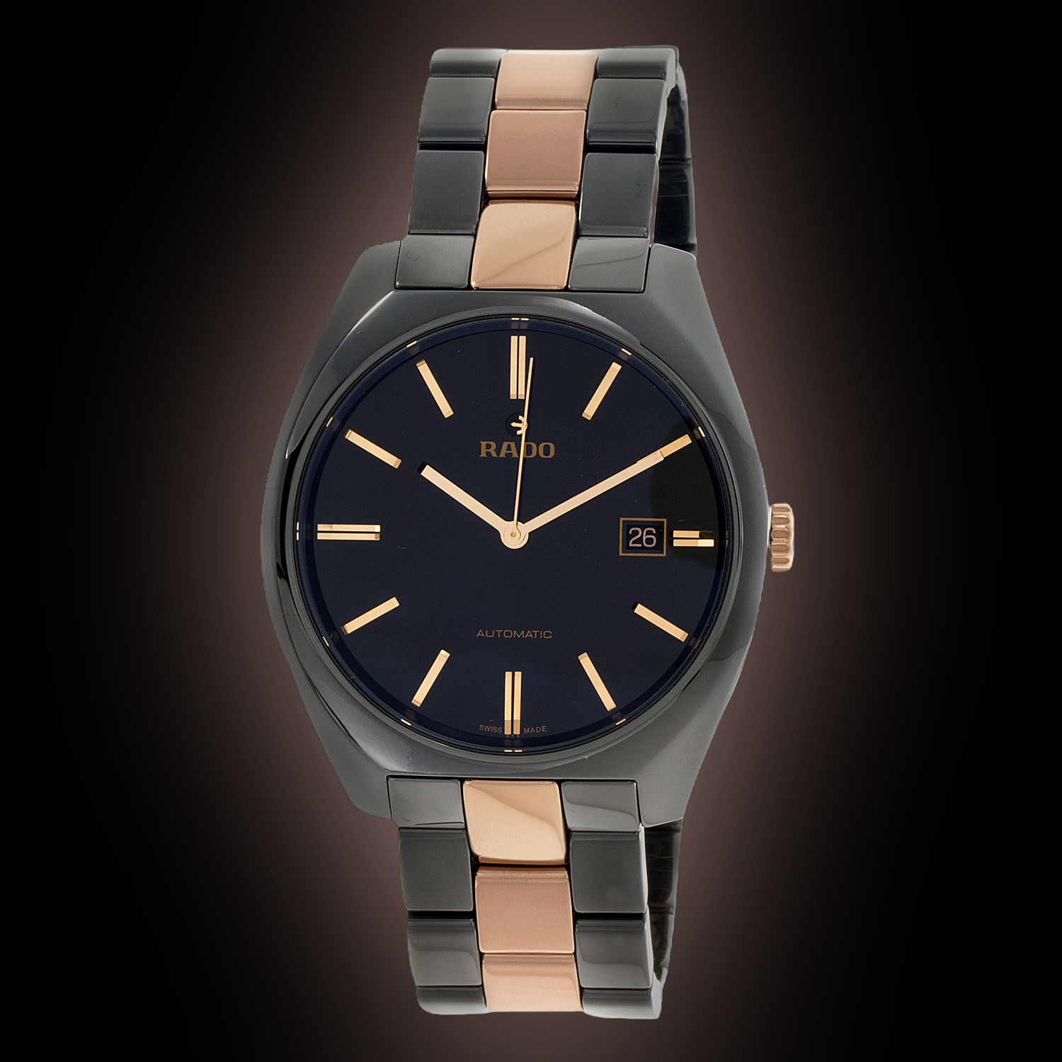 Rado TRUE 3150 Black Dial, Hi-Tech Ceramic, Metal, 40.0 mm, Automatic ...
