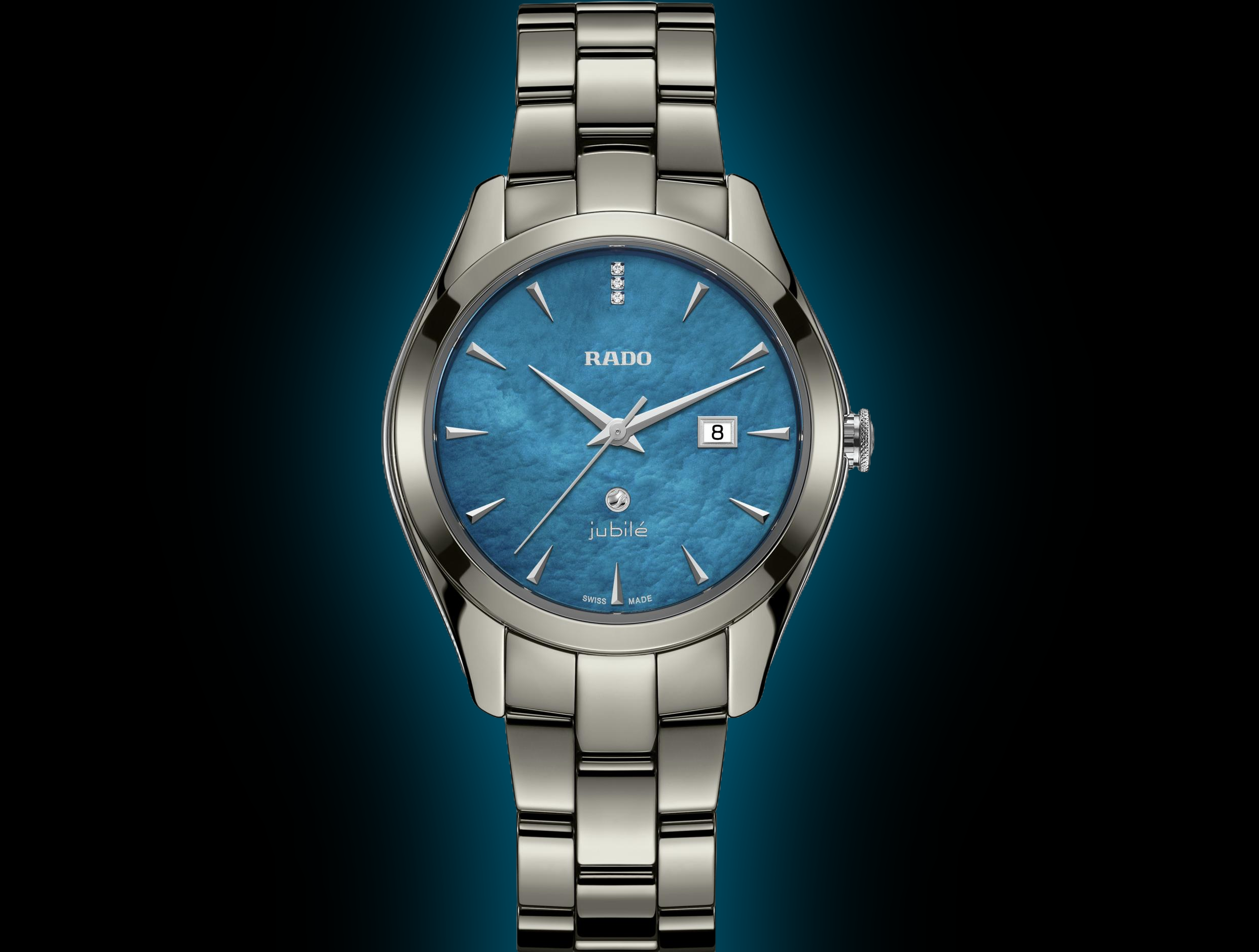 Rado HyperChrome 3202 Blue Dial, Plasma High-Tech Ceramic, 36.0 mm, Ash ...