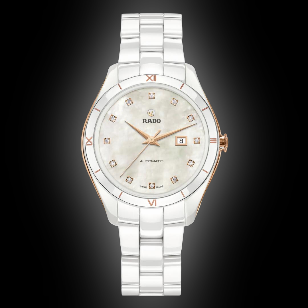 Rado HyperChrome 3203 White Dial, High-Tech Ceramic, Titanium, 36.0 mm ...