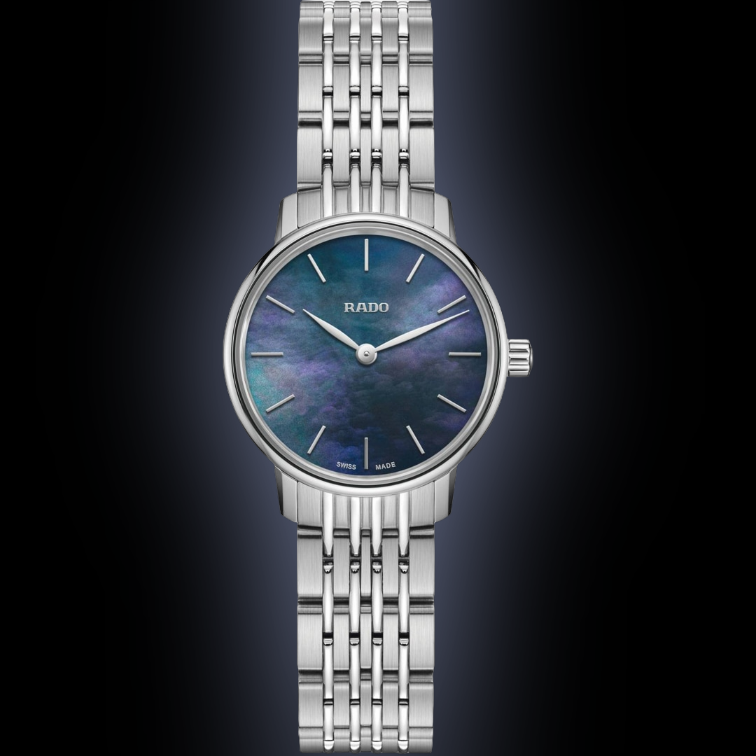 Rado Coupole 2289 Blue Mother of Pearl Dial, Stainless Steel, Quartz ...