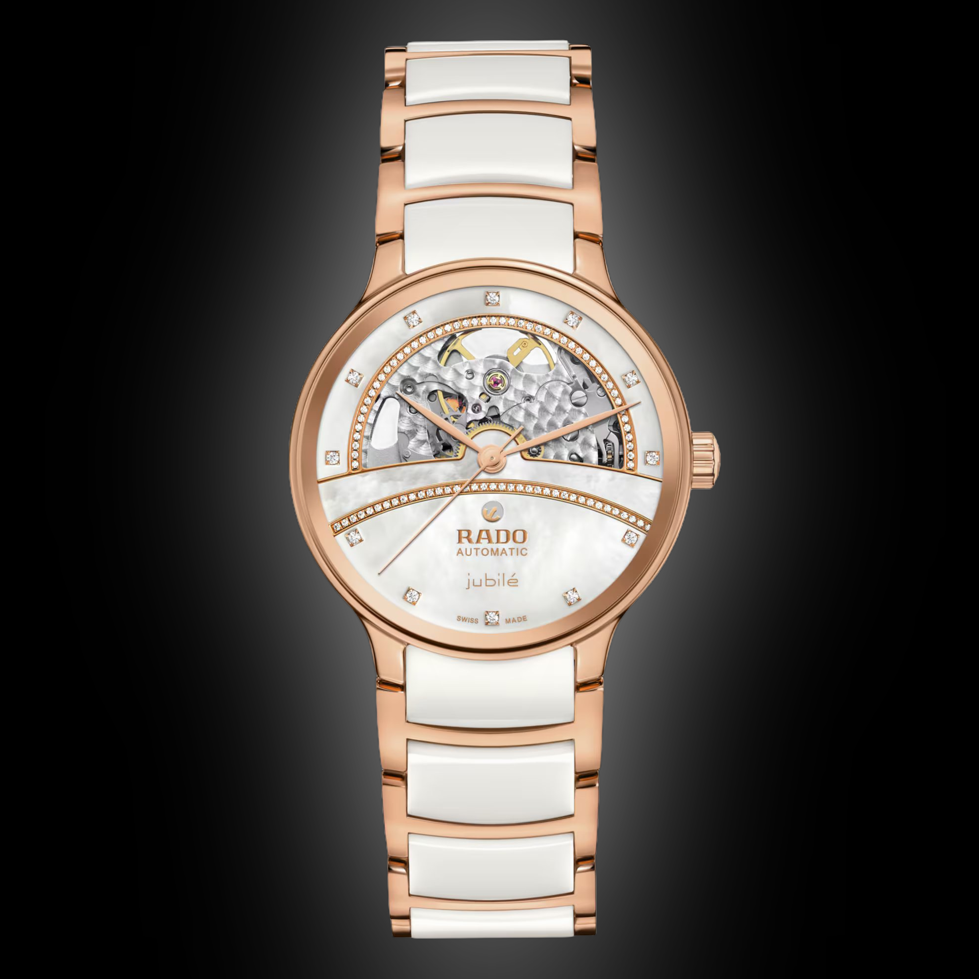 Rado Centrix 3002 Open Heart White Dial, Stainless Steel, 35.0 mm ...