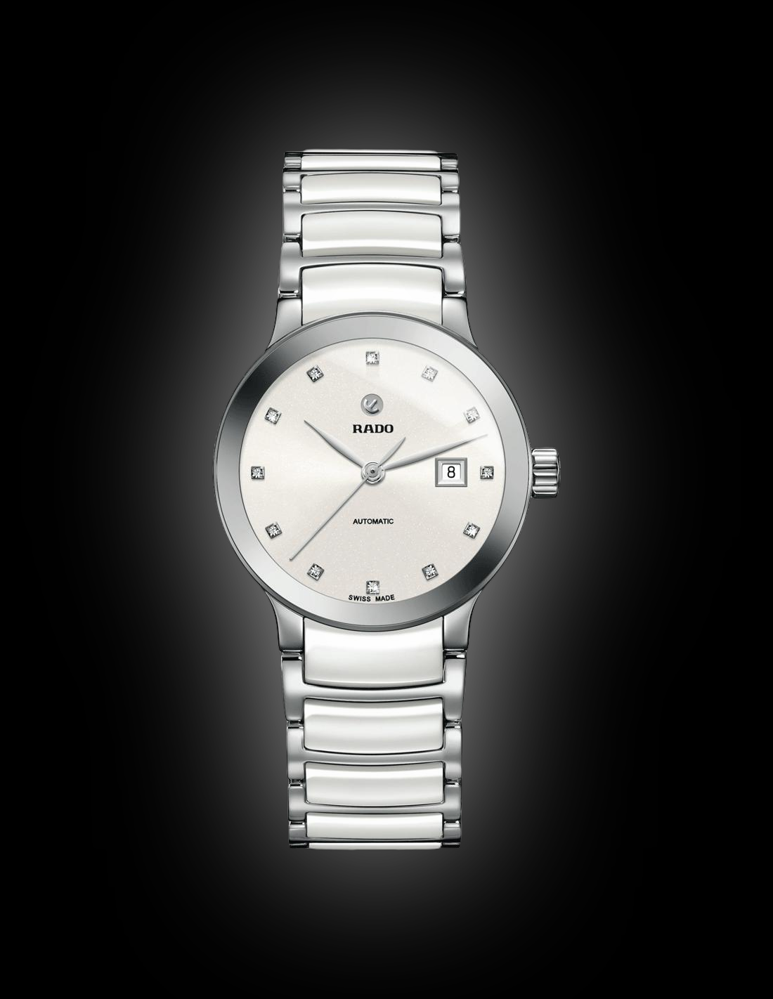Rado Centrix 3002 White Dial, Stainless Steel, 28.0 mm, Automatic ...