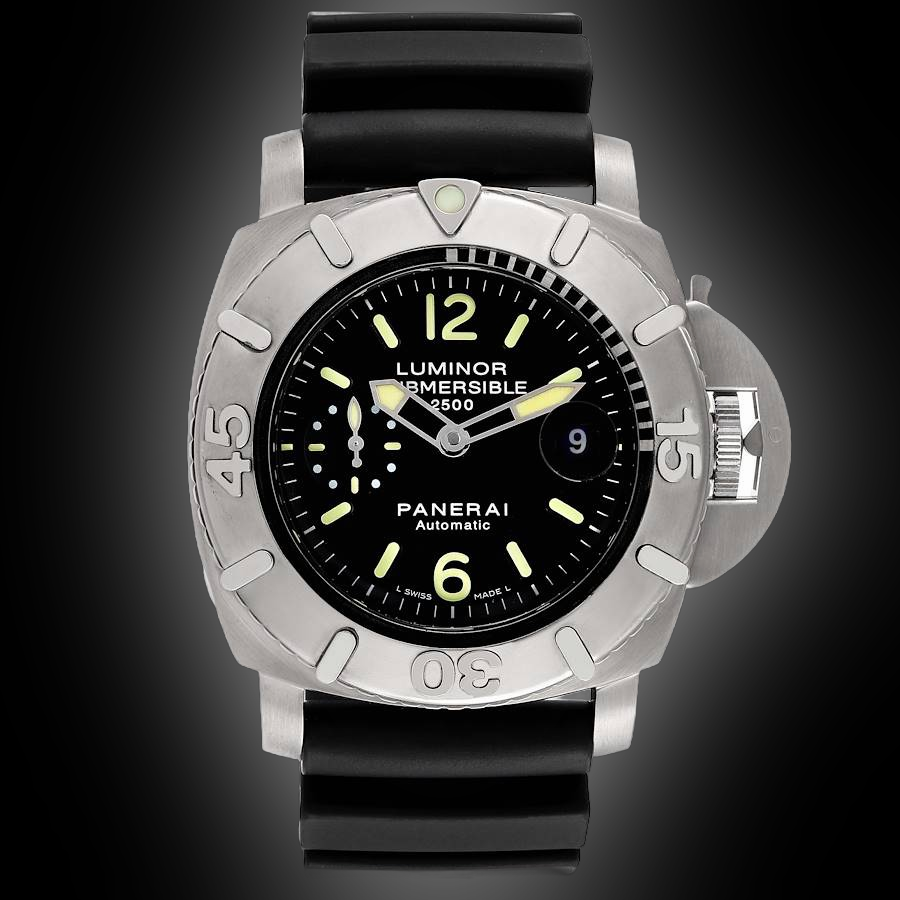 Panerai Submersible 00194 Black Dial, Titanium, 47.0 mm, Self Winding