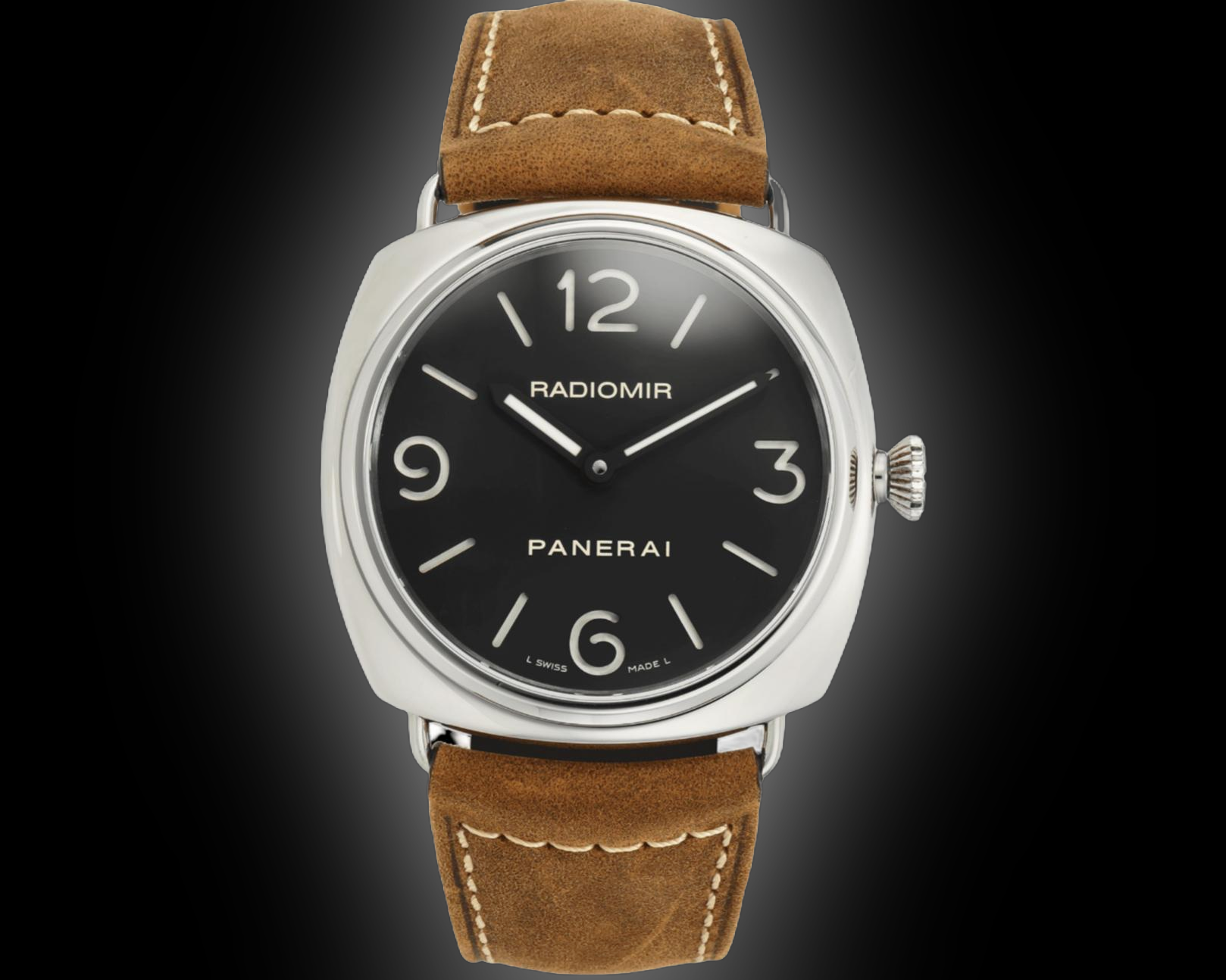 Panerai Radiomir Base 00210 Black Dial, Stainless Steel, 45.0 mm ...